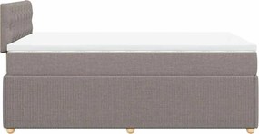 Box spring postel s matrací taupe 120x200 cm textil 3289734