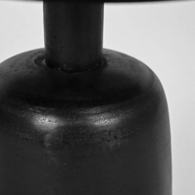 LABEL51 Černý kovový odkládací stolek Zumv