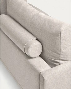 Béžová žinylková pohovka 334 cm Galene – Kave Home