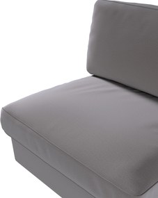 Potah na neskládací křeslo IKEA Kivik barva hnědá látka sametová