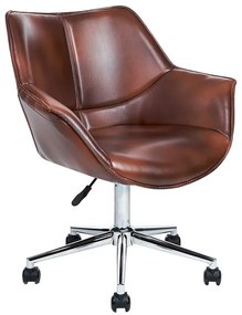 Kancelářská židle Newza (hnědá). 1081690