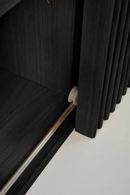 Černá předsíňová sestava v dekoru jasanu 110x120x40 cm Sion – Jotex