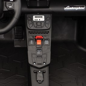 Ramiz Elektrické autíčko Lamborghini Aventador SV pro 2 děti bílé