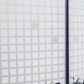 Aplomo Pixel White čtvrtkruhový sprchový kout s vaničkou Rozměr koutu: 90x90cm