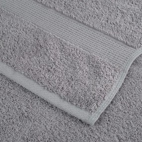 Prémiové saunové osušky SOLUND 10 ks šedé 80x200 cm 600 g/m² 137316