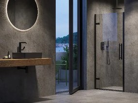 Ravak Cool! - Sprchové dveře 90x195 cm, černá/čiré sklo X0VV70300Z1