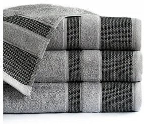 Detexpol Bavlněný ručník 50 x 90 cm Carlo světle šedý