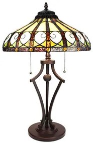 Stolní lampa Tiffany MAJESTIC SENSE Clayre &amp; Eef 5LL-6278