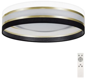 Belis | LED Stmívatelné stropní svítidlo SMART CORAL GOLD LED/24W/230V černá/bílá + DO | BE0522