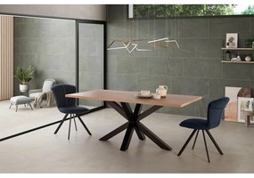 Jídelní stůl s deskou v dubovém dekoru 100x180 cm Comba – Marckeric
