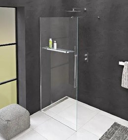 Polysan Modular Shower - Sprchová zástěna jednodílná 1000 mm, čiré sklo MS1-100-D