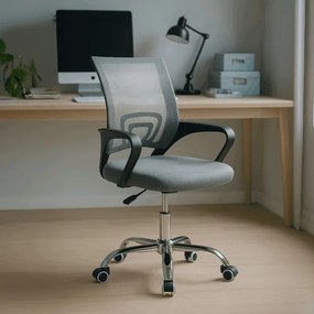 Dětská otočná židle šedá KA-L103 GREY