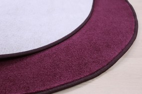 Vopi koberce Kusový koberec Eton fialový 48 kruh - 120x120 (průměr) kruh cm