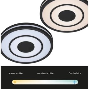 Briloner - LED Stmívatelné stropní svítidlo RIPPLE LED/24W/230V 3000-6500K + DO