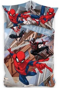 CARBOTEX - Dětské / chlapecké bavlněné ložní povlečení Spiderman - MARVEL / 140 x 200 cm + 70 x 90 cm