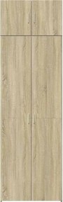 Úzká úložná dub sonoma 70x42,5x225 cm kompozitní dřevo 3281331