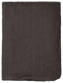 Lněný ubrus 160x300 cm Broste GRACIE - hnědý