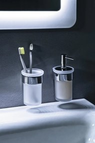 Gedy, PIRENEI pohár, chrom/mléčné sklo, PI1013