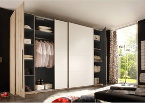 Šatní skříň Mediwa 73 315 cm dub Artisan/bílá