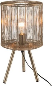 Kovová bronzová stolní lampa Antiek - Ø 25*45cm