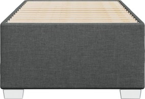 Rám postele bez matrace tmavě šedý 90 x 200 cm textil 3284444
