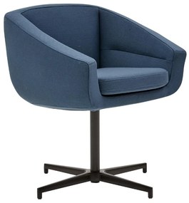 OnaDnes -20% Tmavě modrá otočná konferenční židle Softline Aiko