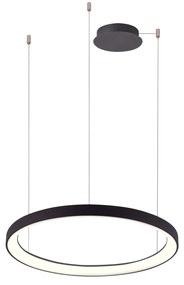 Moderní LED lustr Agnes 48 stmívatelné černé