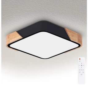 Brilagi - LED Stmívat. svítidlo PILANA LED/48W/230V dub/černá 42x42 cm + DO