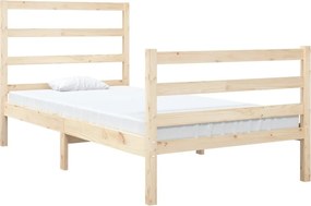 vidaXL Rám postele masivní borovice 90 x 190 cm Single [3103678] Barva: Přírodní