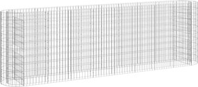 Gabionový vyvýšený záhon pozinkované železo 330 x 50 x 100 cm 152035