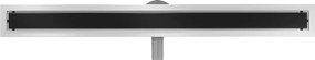 Mexen Flat 360° MGB rotační lineární odtok 100 cm, černé sklo - 1026100-40