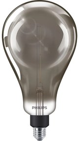 Philips 8718696815106 Vintage LED žárovka E27 A160 6,5W 270lm 4000K stmívatelná, smokyD Denní bílá