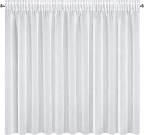 ZÁCLONA NA PÁSCE ELPIDIA 350X150 CM BÍLÁ