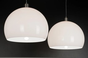 Závěsné designové bílé svítidlo nad stůl Duo Luminale Unima