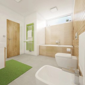 Isan Flexi 955 x 600 mm koupelnový radiátor bílý
