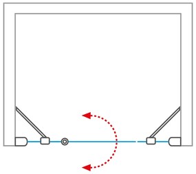Roth Univerzální boční panel CI FXO pro kombinaci se sprchovými dveřmi Varianta: šířka: 33 cm, orientace: Uni - (CI FXO/330 - CI FXO 033200 NPE), Barva profilů a typ výplně: profily: černá (elox), výplň: transparent