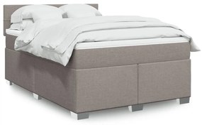 Box spring postel s matrací taupe 140x200 cm textil 3288215