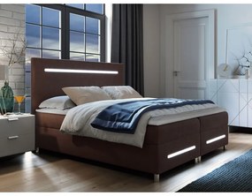 Kontinentální postel Trunida LED, Rozměr postele: 160x200, Barva:: Fresh 04