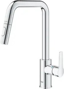 Grohe QuickFix Start - Dřezová baterie s výsuvnou sprškou chrom