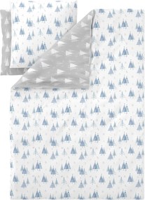 Livarno® Oboustranné ložní povlečení z jemného flanelu / ložní povlečení z jemného flanelu, 155 x 220 cm (jedle)