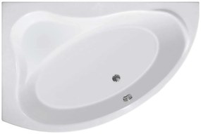 Aqualine - Vana Orava 148x90x38 cm, levá, bílá G1590