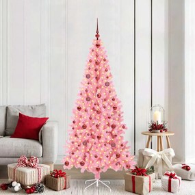 Vánoční stromeček Růžová 210 cm PVC 3396438
