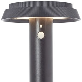 Brilliant - LED Solární lampa se senzorem ALVERO LED/4W/3,7V 50 cm IP44 černá