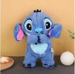 Plyšový usínáček "Stitch" (s hudbou a dýchací funkcí) Varianta: modrá (Stitch)