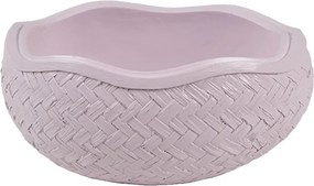 Dekorace šperkovnice králík s mašlí na růžovém vajíčku - 9*13*16 cm