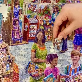GIBSONS Puzzle Zprávy z vesnice / 1000 dílků / 68 × 49 cm