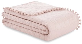Přehoz na postel AmeliaHome Meadore pudrově růžový