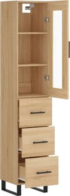 Skříň highboard dub sonoma 34,5 x 34 x 180 cm kompozitní dřevo 3199260