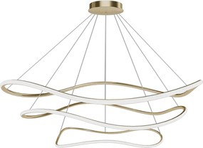 Toolight Toolight, stropní svítidlo 80cm, 24W, 3000K, LHJ018-CP3, zlatá, OSW-50008