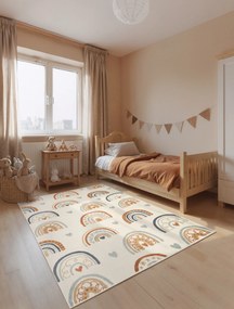 Hanse Home, Dětský koberec Adventures 106415 Cream Multicolor, 120x170, vícebarevná, dětský pokoj